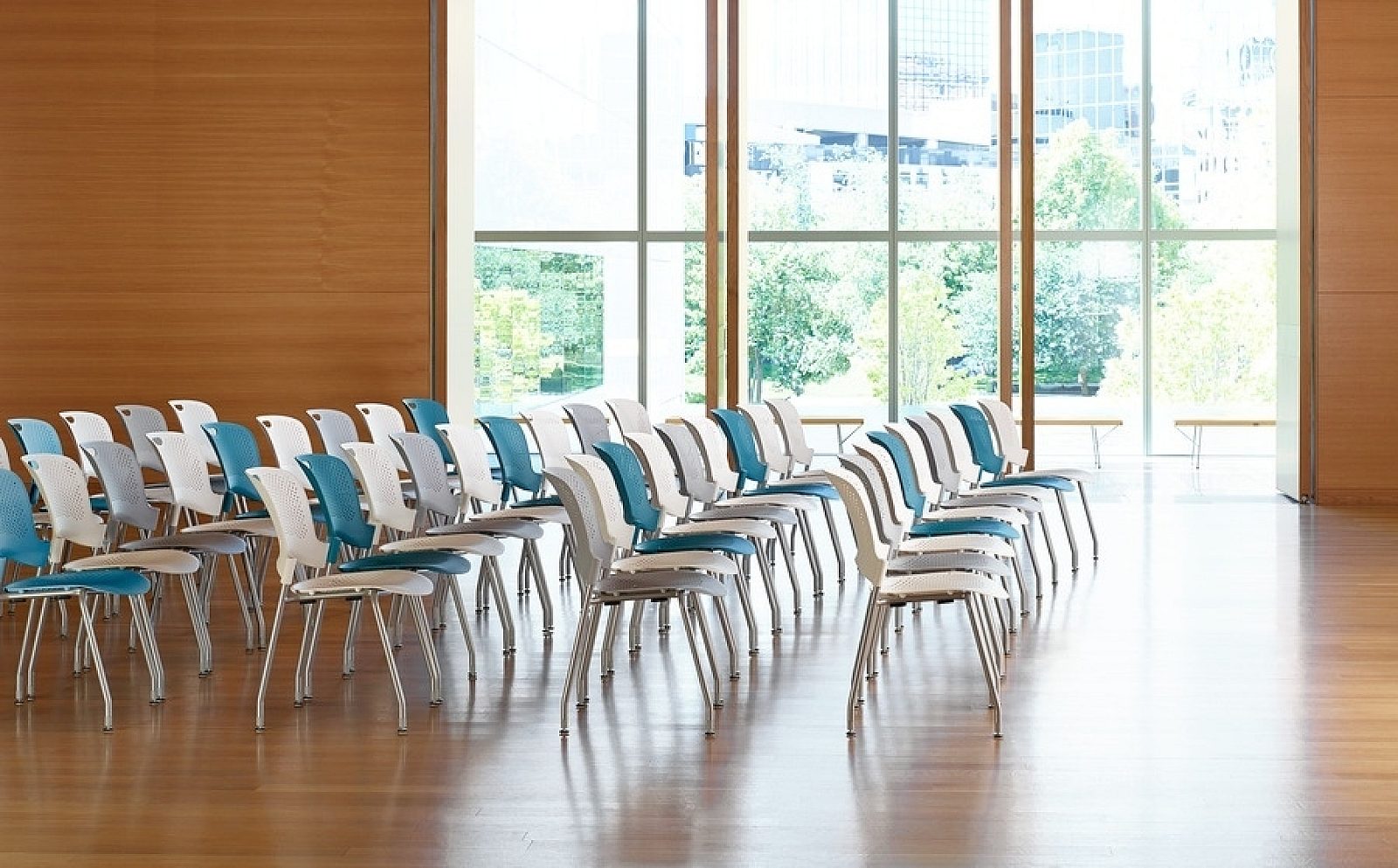 Alfred Williams & Company | Caper Stacking Chairs are lightweight—the…